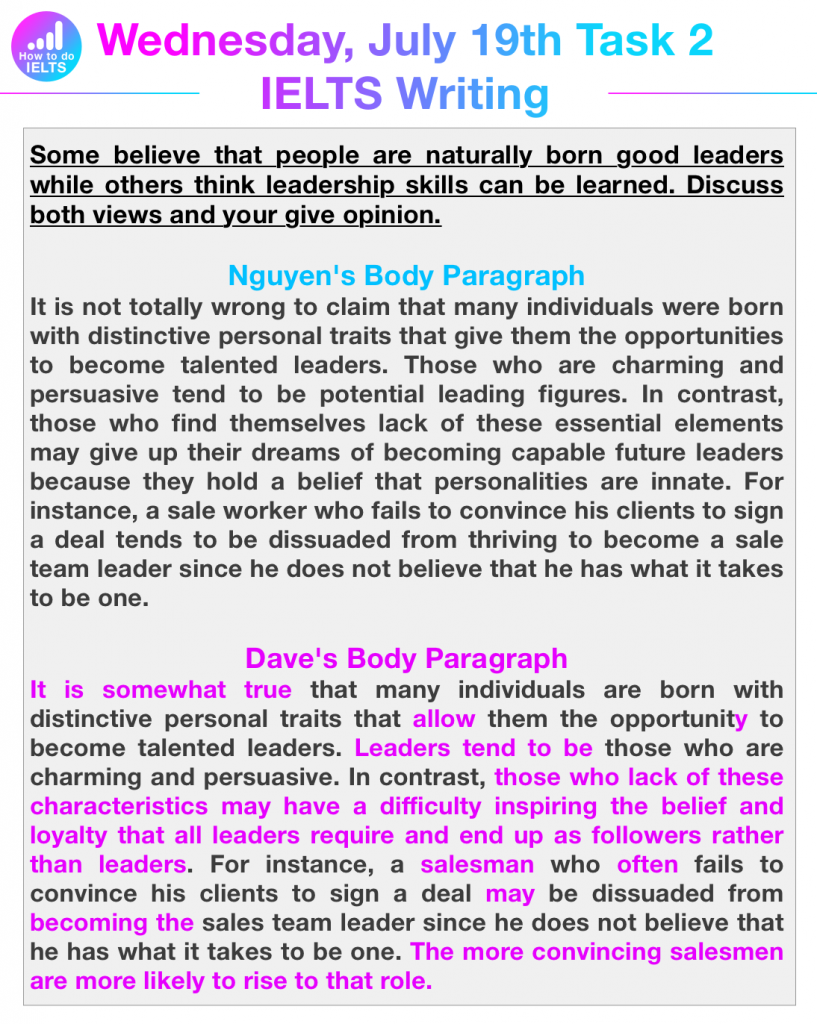 IELTS Writing Task 2 Sample Answer: Leadership | How to do IELTS