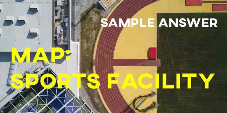 IELTS Writing Task 1: University Sports Centre Map (IELTS Cambridge 13 ...