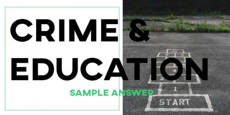 IELTS Writing Task 2 Sample Answer: Education and Crime (Real Test ...